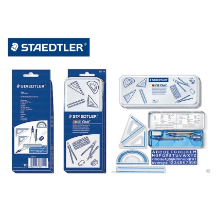 Staedtler Mathematical Instruments Geometry Stationery Math Set Compass ...