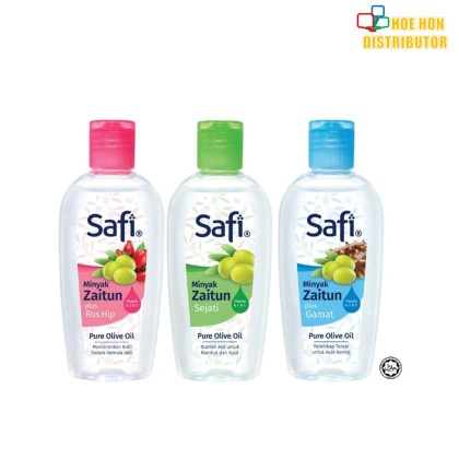 Safi Naturals Minyak Zaitun 50ml Pure Olive Oil Sejati Ros Hip Gamat ...