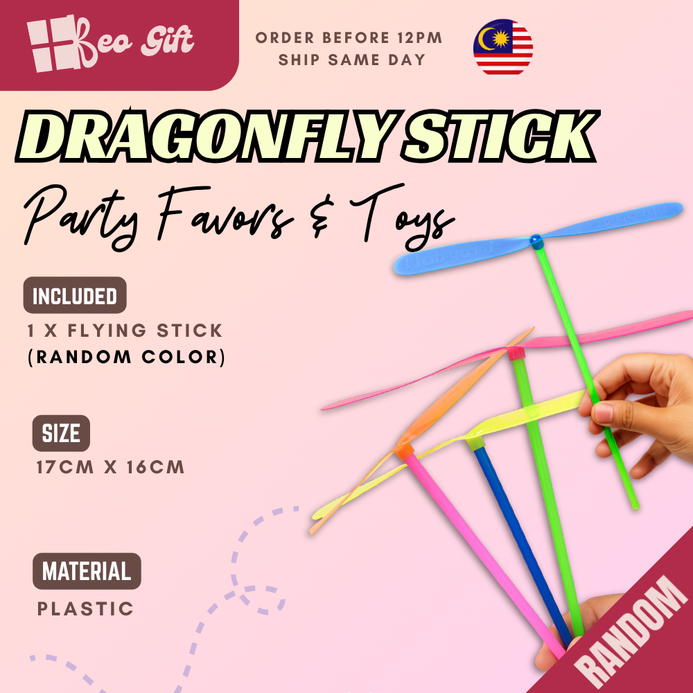 Flying Fairy Hand Rub Dragonfly Flying Stick Classic Traditional Toys ...