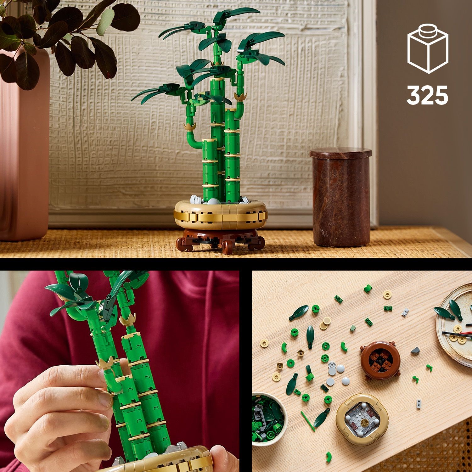 LEGO 10344 Botanicals Icons Lucky Bamboo Building Set (325 Pieces)