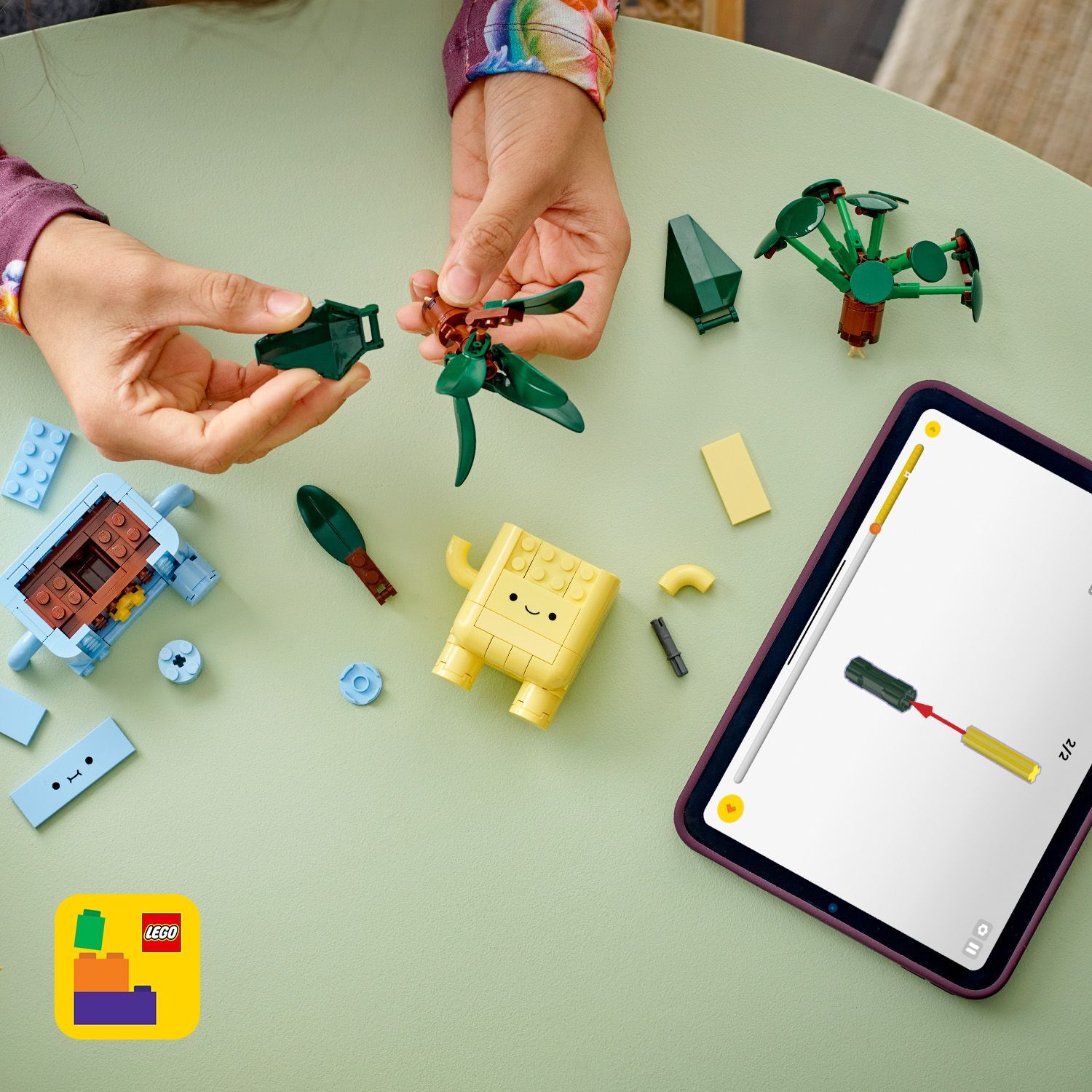 LEGO 10349 Botanicals Happy Plants Building Toy Set