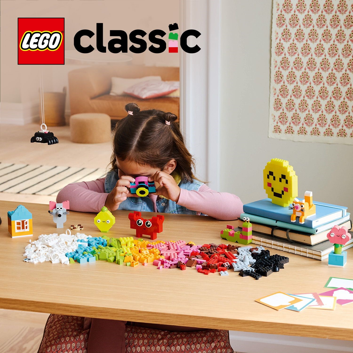 LEGO 11042 LEGO Classic Creative Happy Box Building Toy Set (68 Pieces)