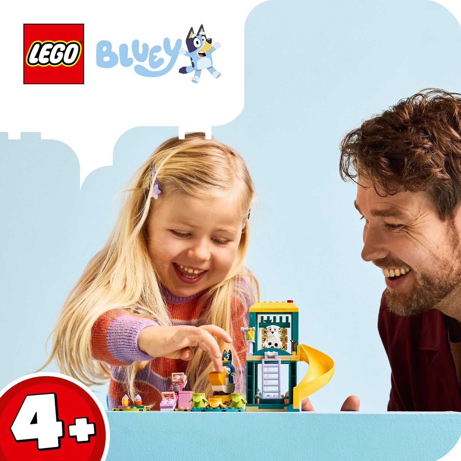 LEGO 11201 Bluey Playground Fun with Bluey and Chloe Building Toy Set
