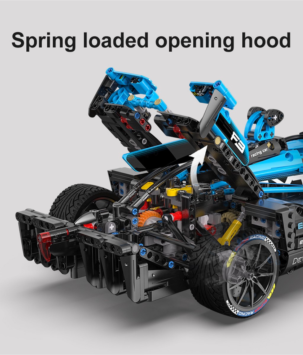 CaDA Formula Race Car 1:8 C64004W Block Toy Set (1667 Pieces)