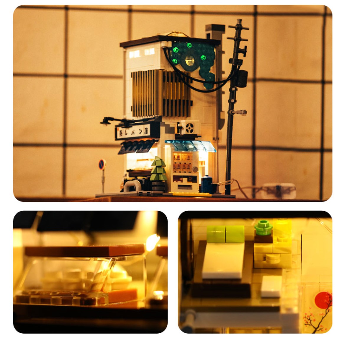 CaDA Japanese Steamed Bun House C66006W Buildings Block Toy Set (1108 ...