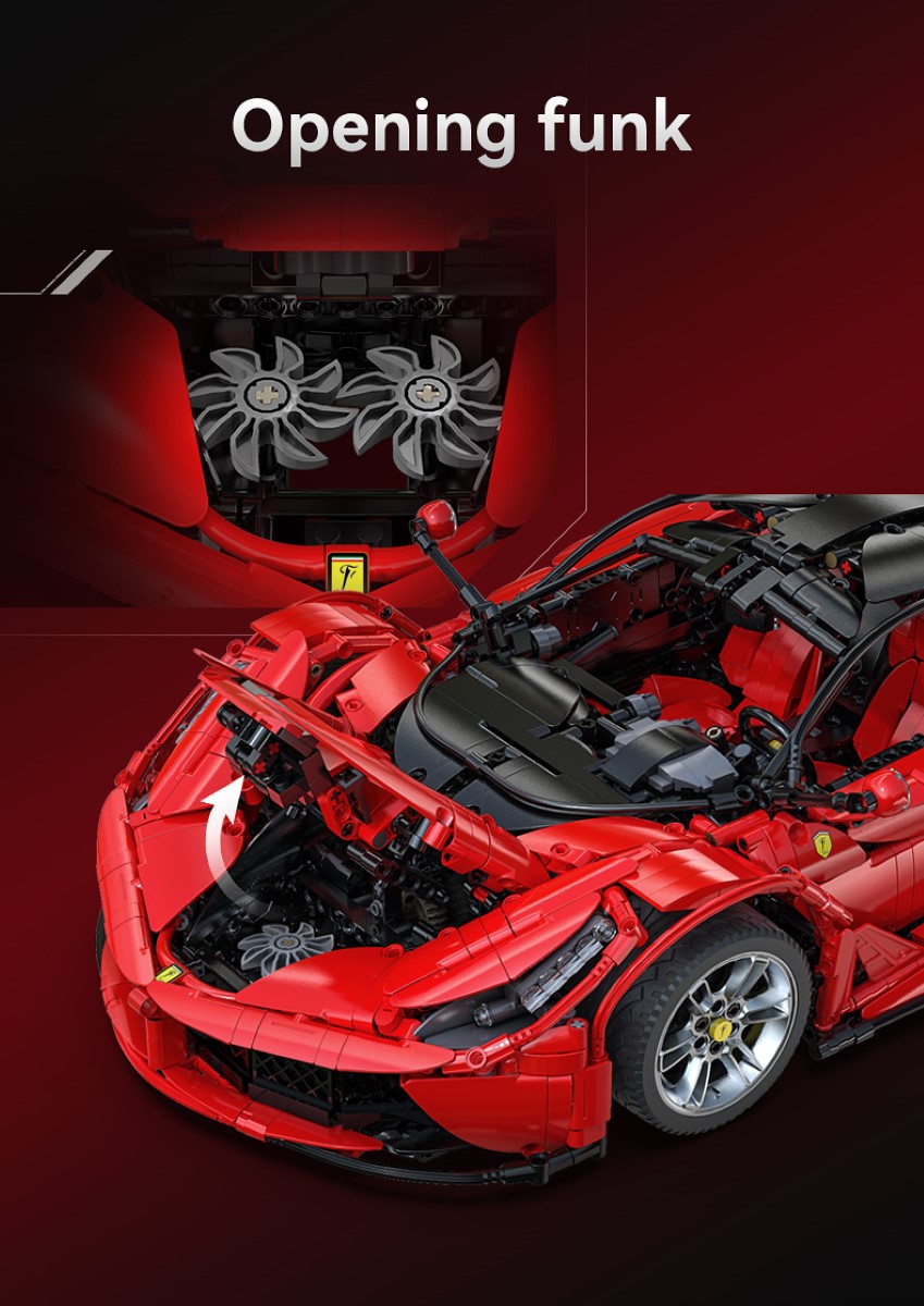 CaDA Master Viva Hypercar 1:8 C61505W Block Toy Set (4739 Pieces)