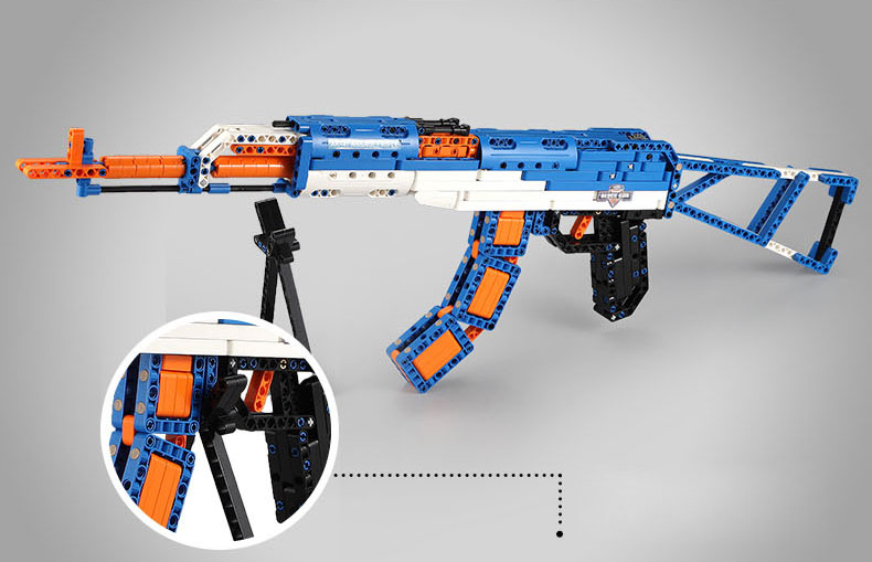 CaDA C81001W AK-47 Rifle Gun Building Blocks Toy Set