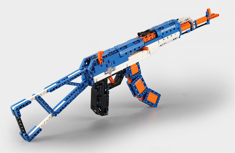 CaDA C81001W AK-47 Rifle Gun Building Blocks Toy Set