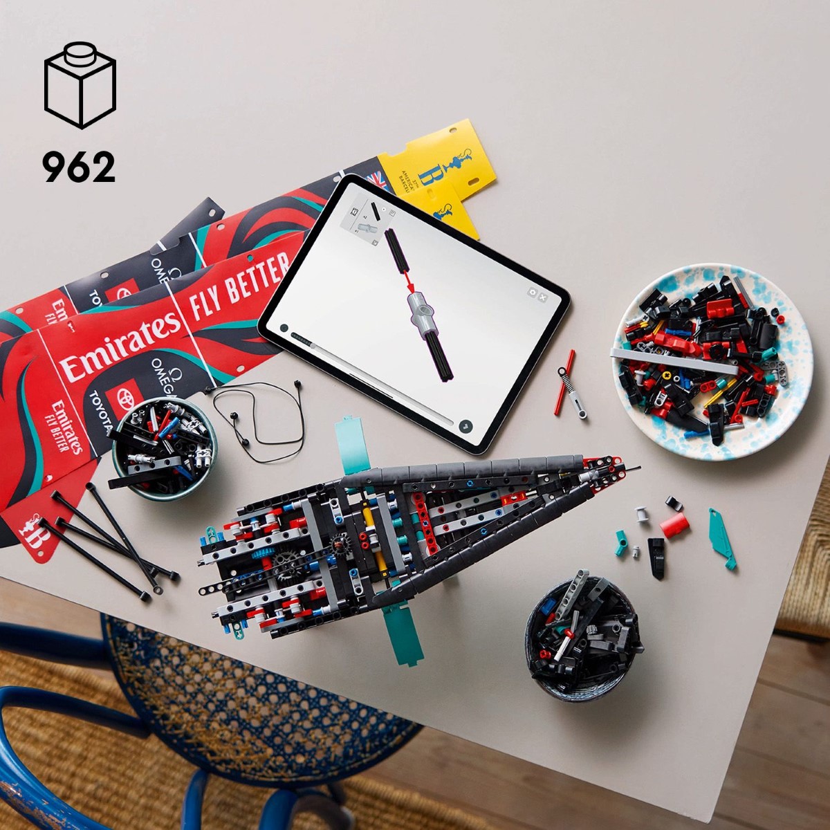 LEGO 42174 Technic Emirates Team New Zealand AC75 Yacht Building Toy Set