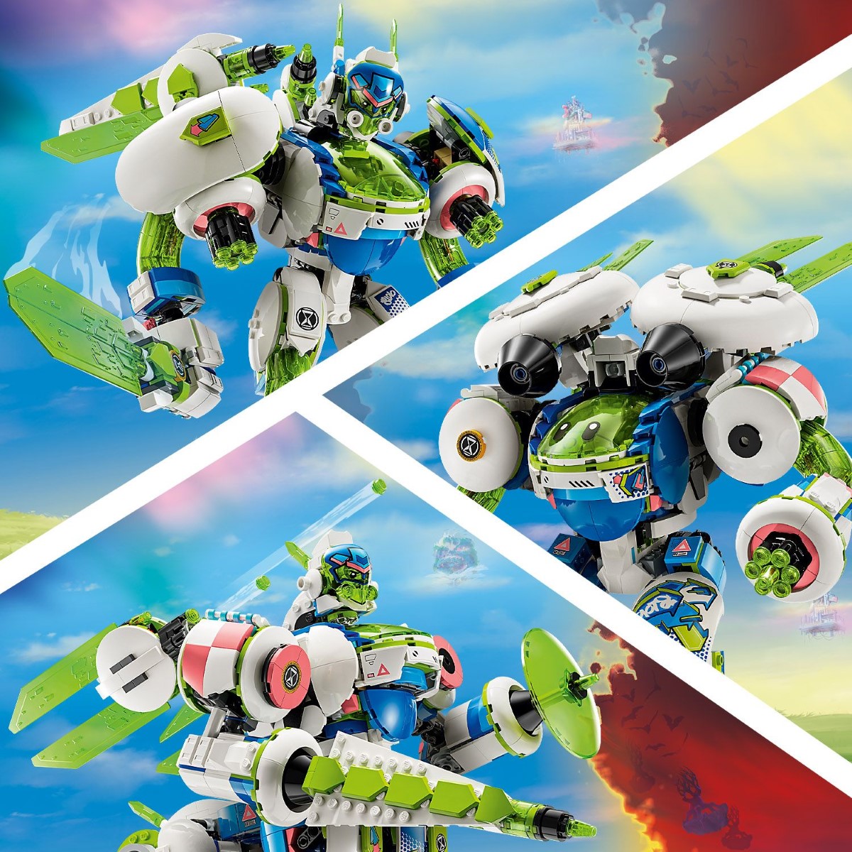 LEGO 71485 DREAMZzz Mateo and Z-Blob the Knight Battle Mech Building ...