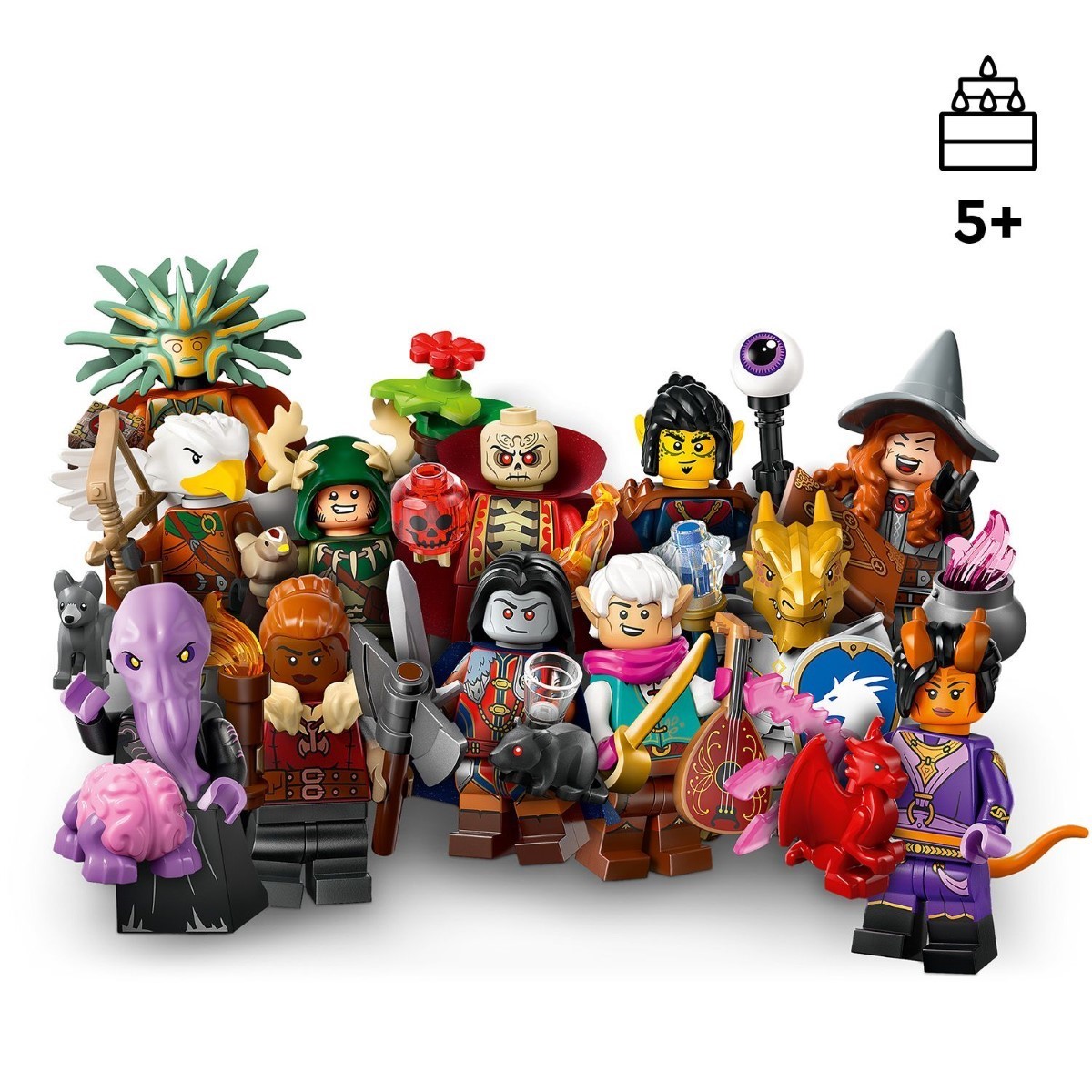 LEGO 71047 Minifigures Dungeons & Dragons Collectible Toy Figures (Box ...