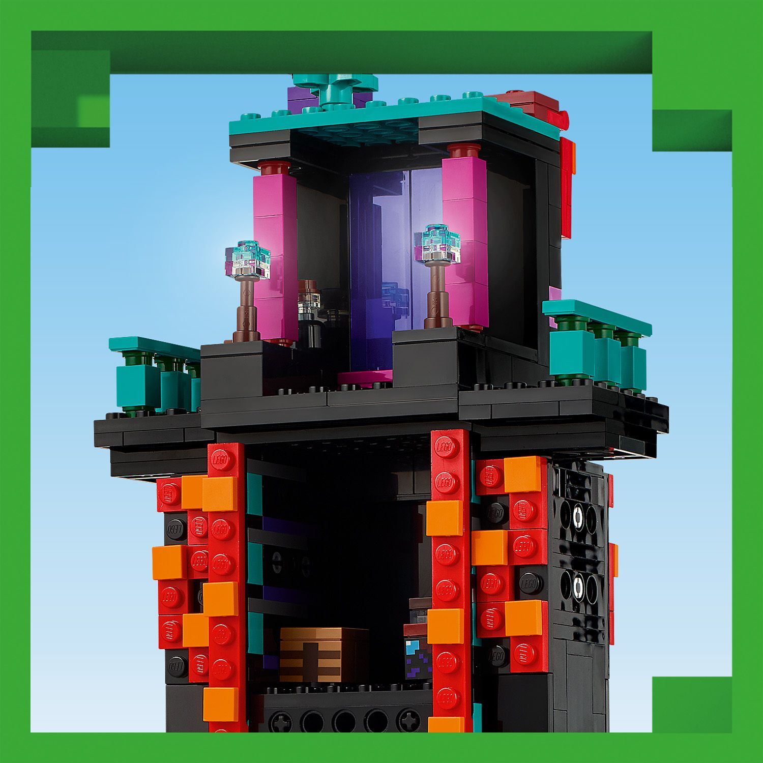 LEGO 21279 Minecraft The Enderman Tower Building Toy Set