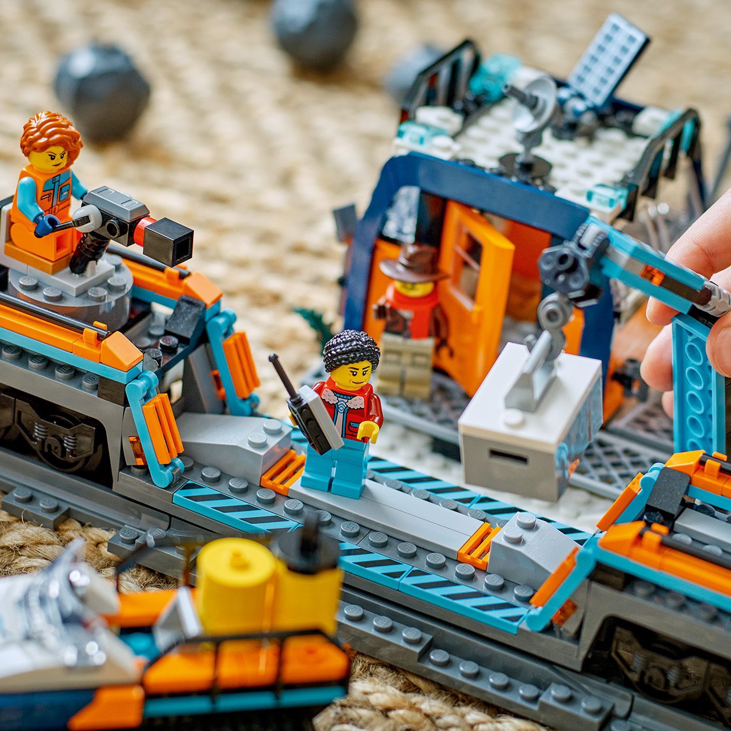 LEGO 60470 City Explorers' Arctic Polar Express Train Building Toy Set