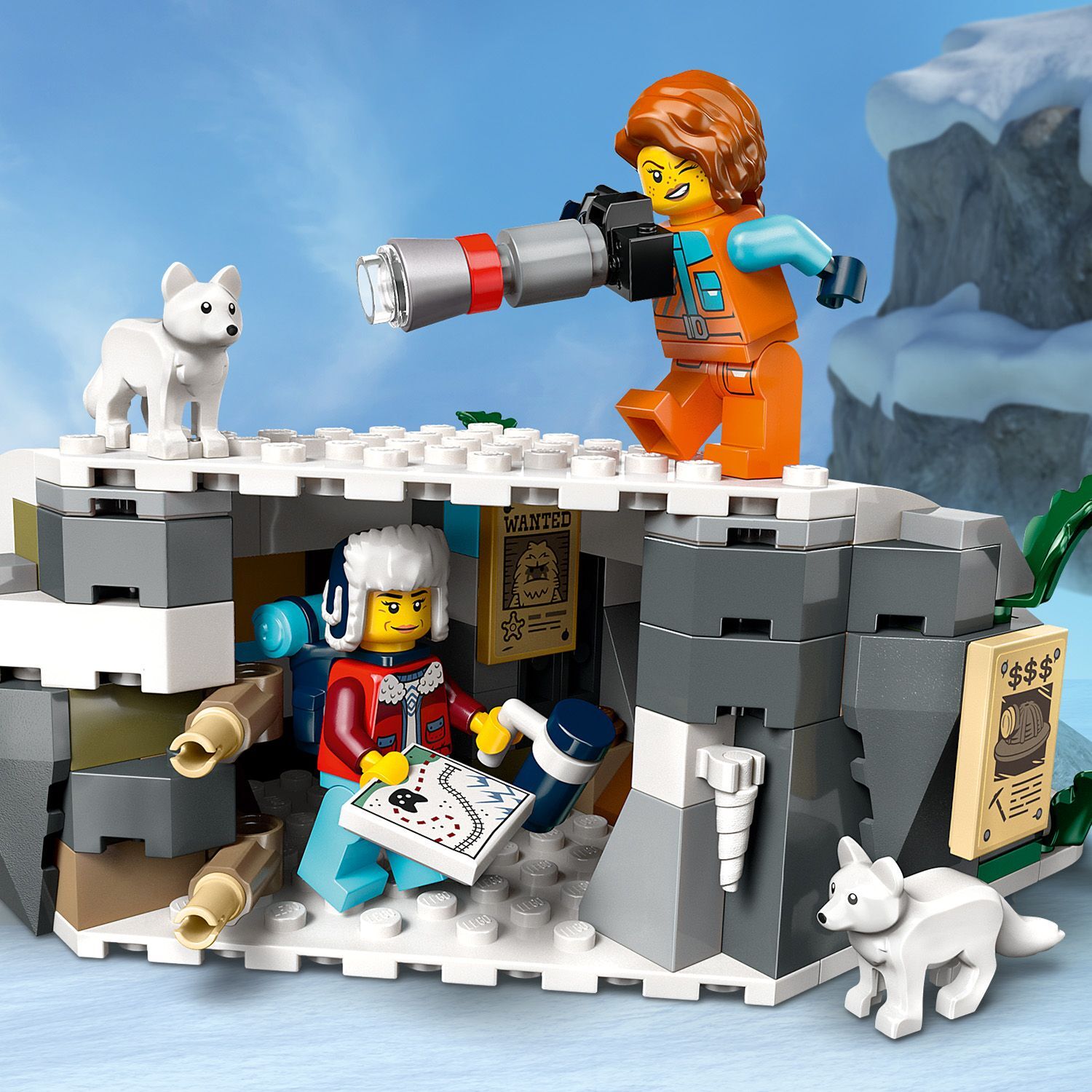 LEGO 60470 City Explorers' Arctic Polar Express Train Building Toy Set