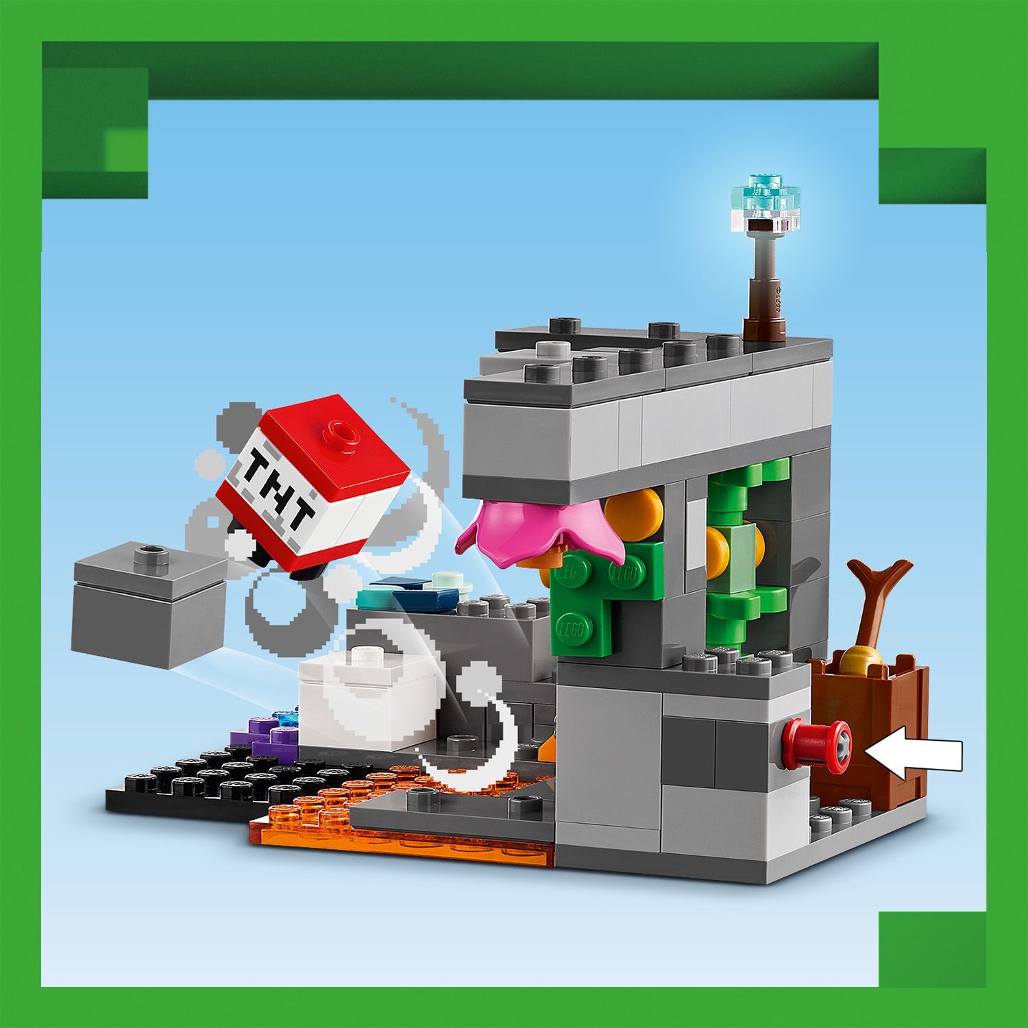 LEGO 21274 Minecraft The Warden Encounter Building Toy Set