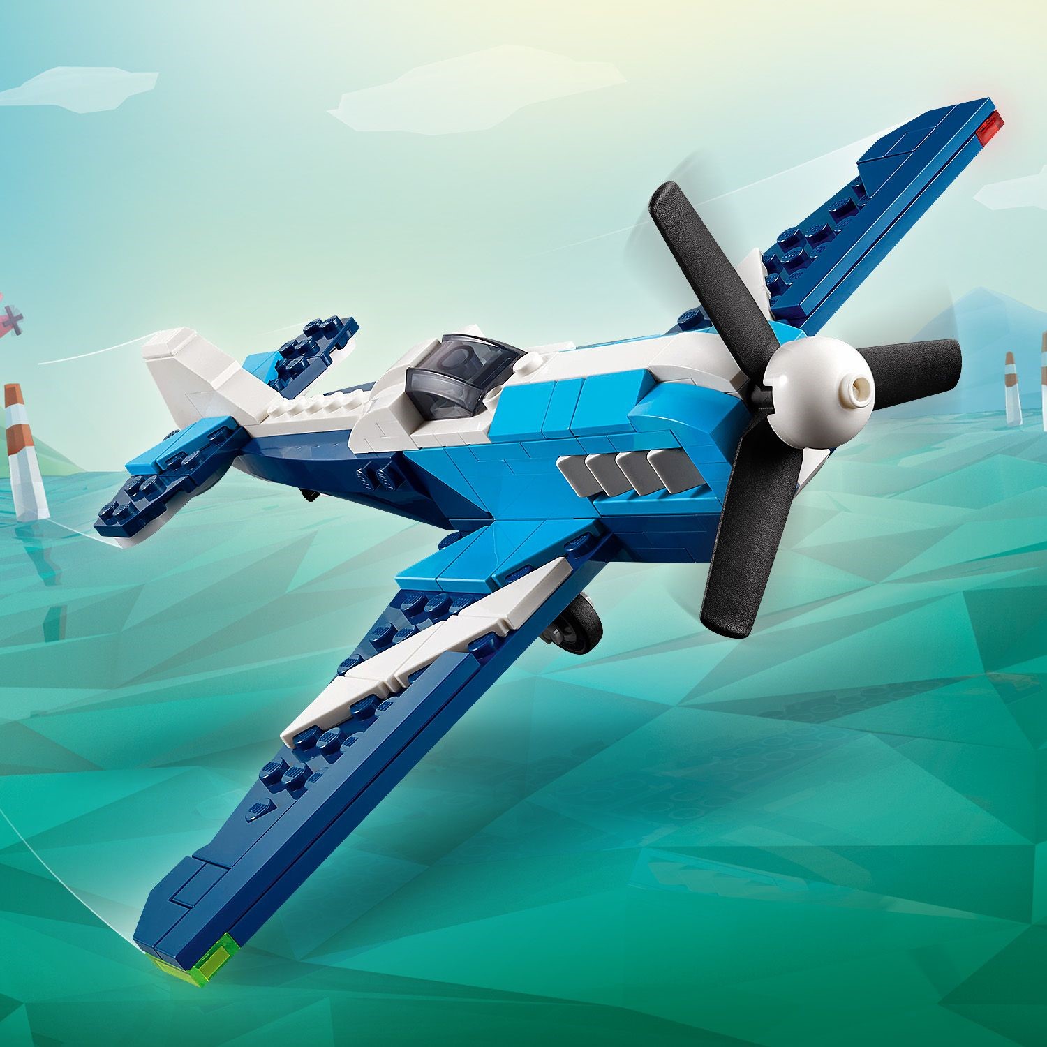 LEGO 31160 LEGO Creator Aircraft: Race Plane Building Toy Set (178 Pieces)