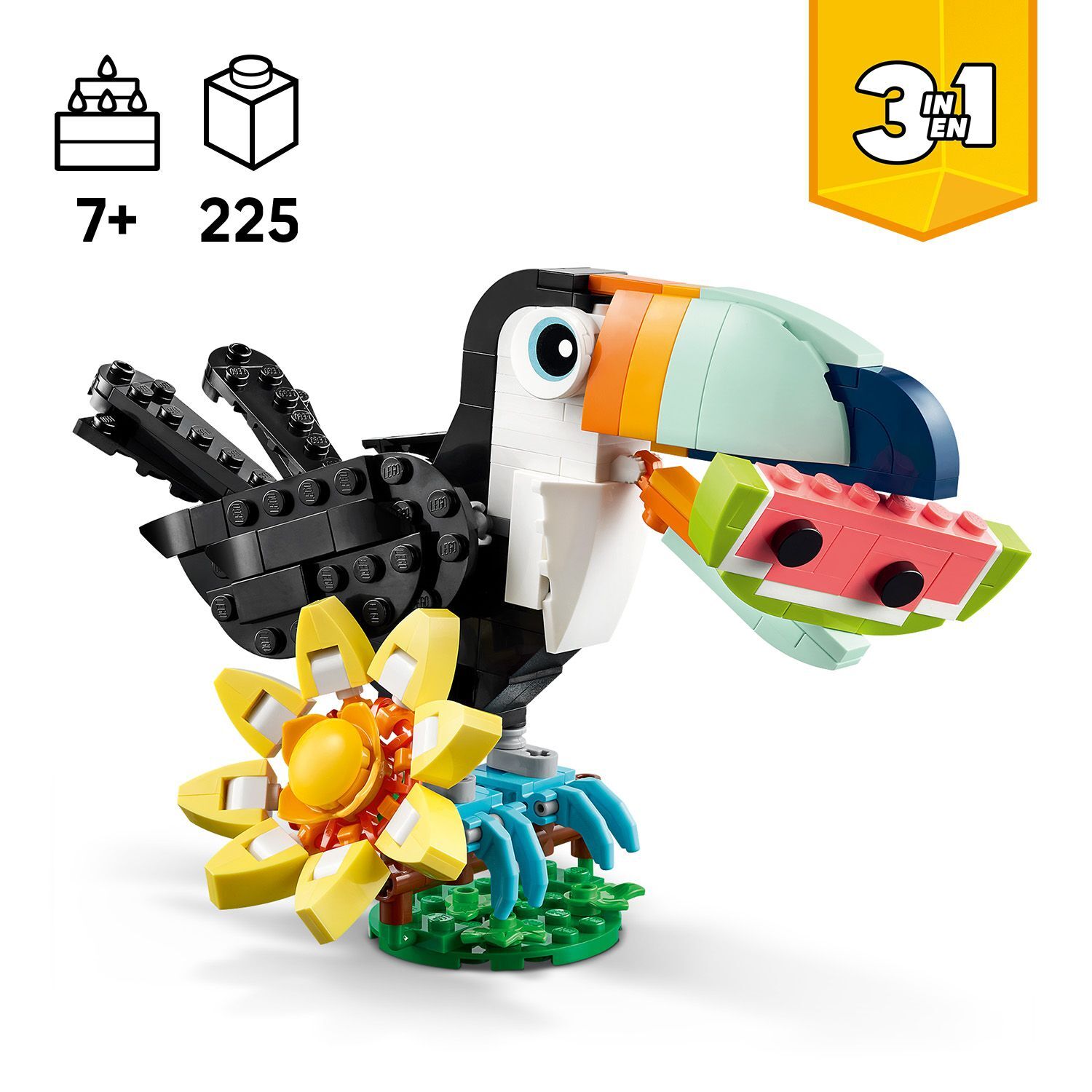 LEGO 31173 Creator Wild Animals: Tropical Toucan Building Toy Set