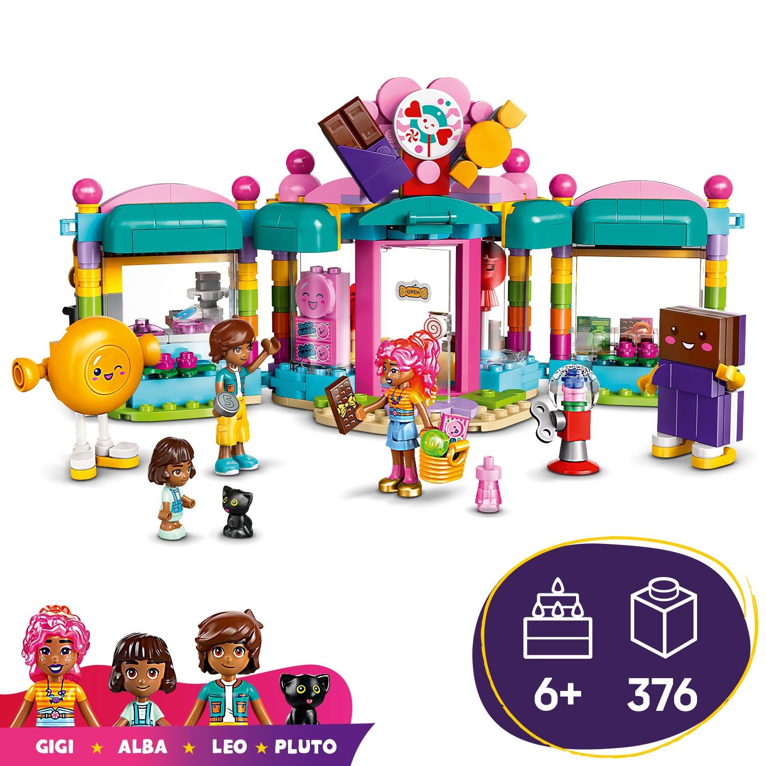 LEGO 42649 LEGO Friends Heartlake City Candy Store Building Toy Set ...