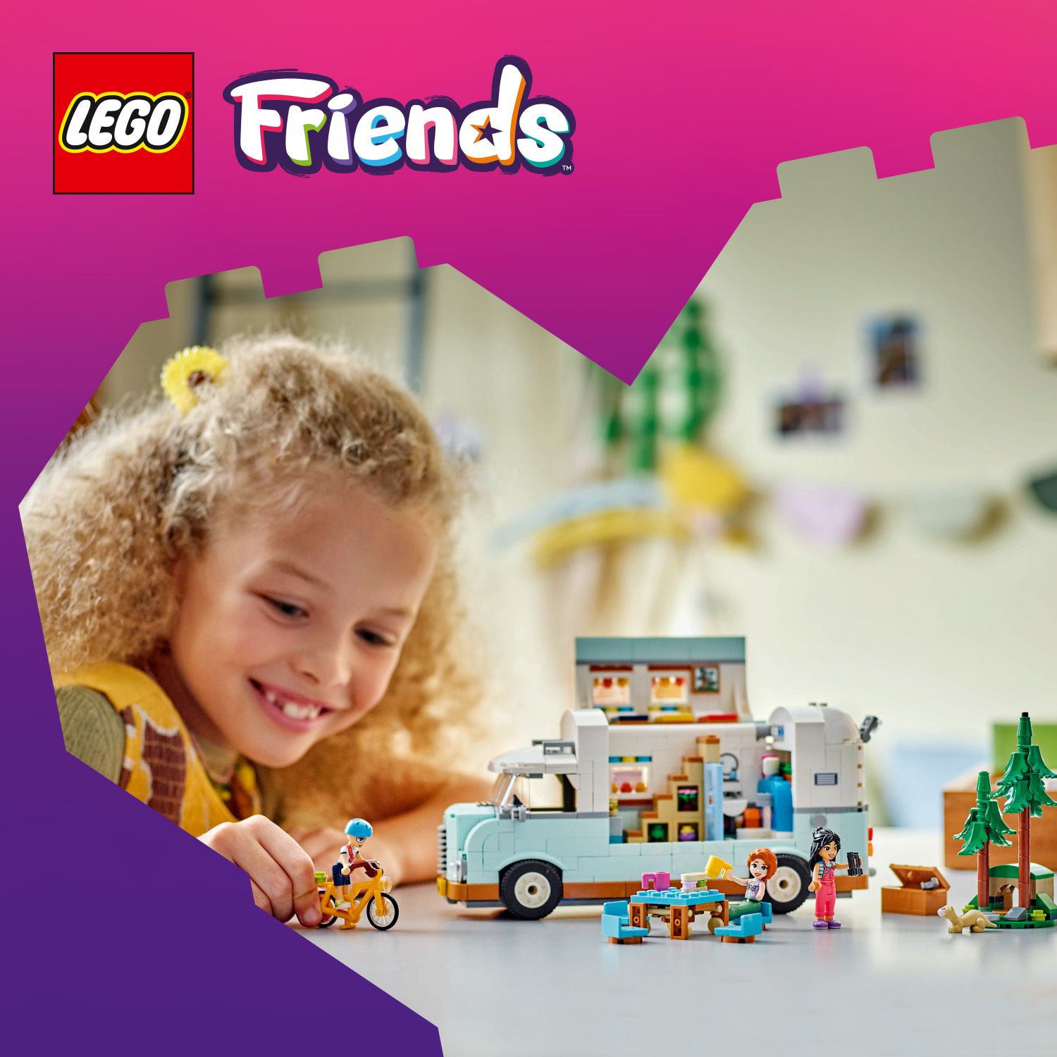 LEGO 42663 LEGO Friends Friendship Camper Van Adventure Building Toy ...