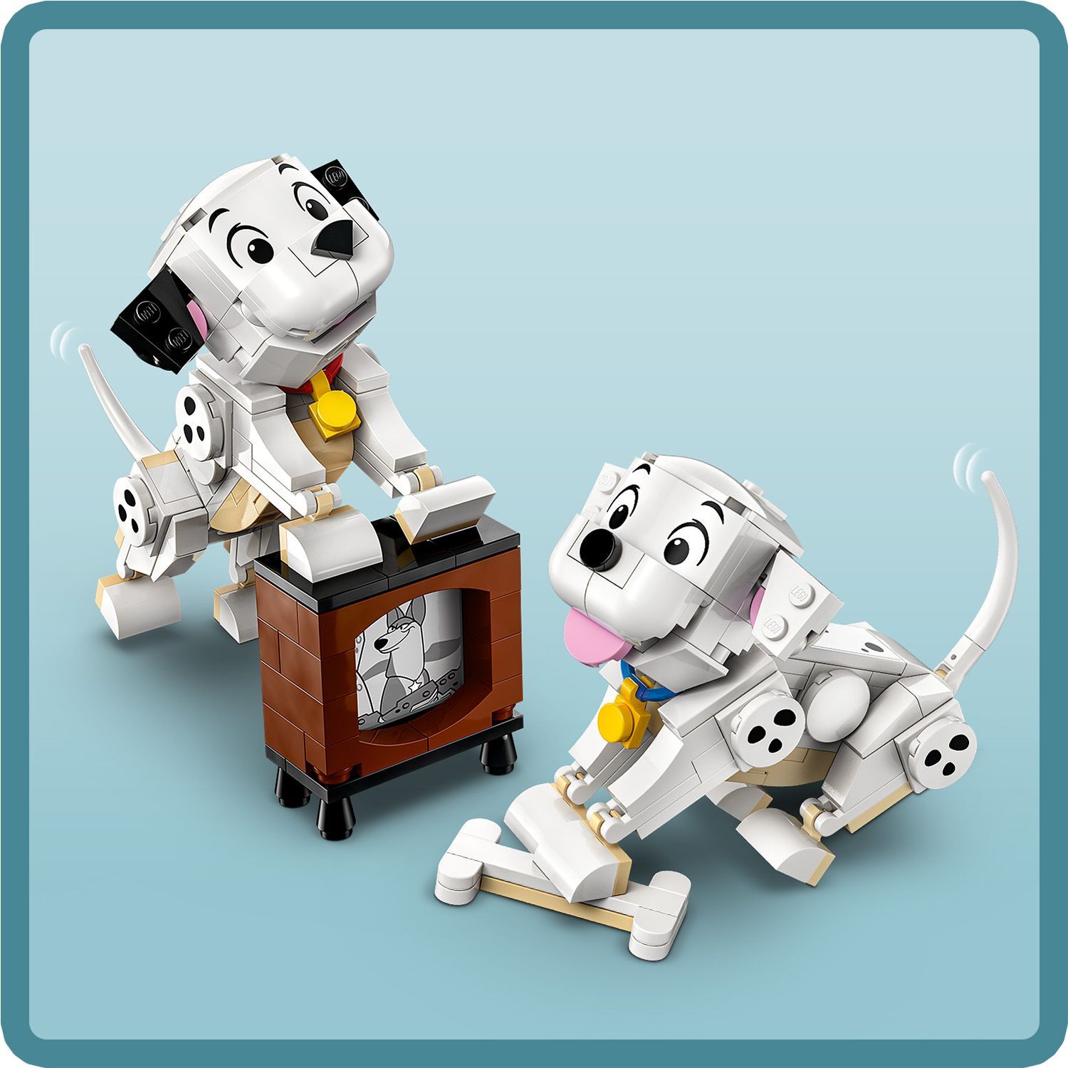 LEGO 43271 Disney Lucky & Penny 101 Dalmatians Puppies Building Toy Set
