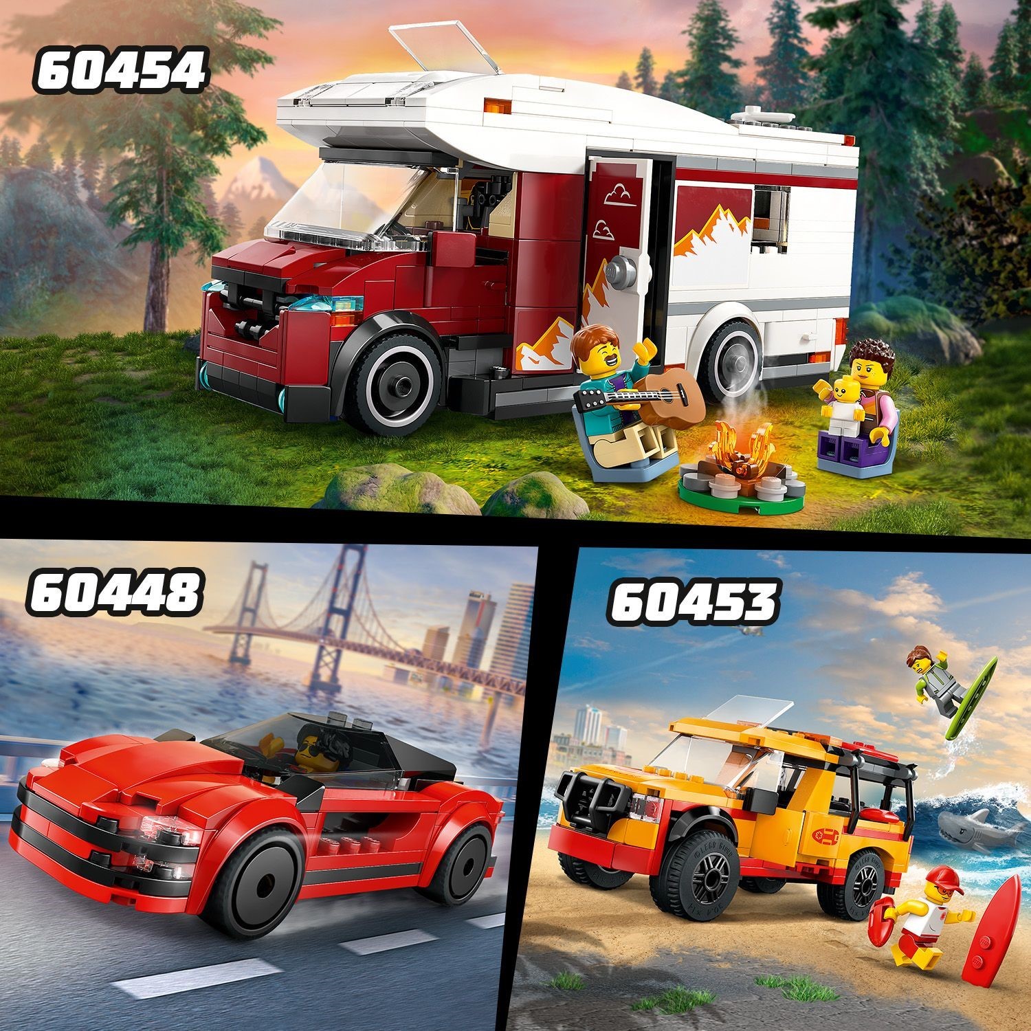 LEGO 60447 City Off-Road 4x4 Mountain Truck Building Toy Set (221 Pieces)