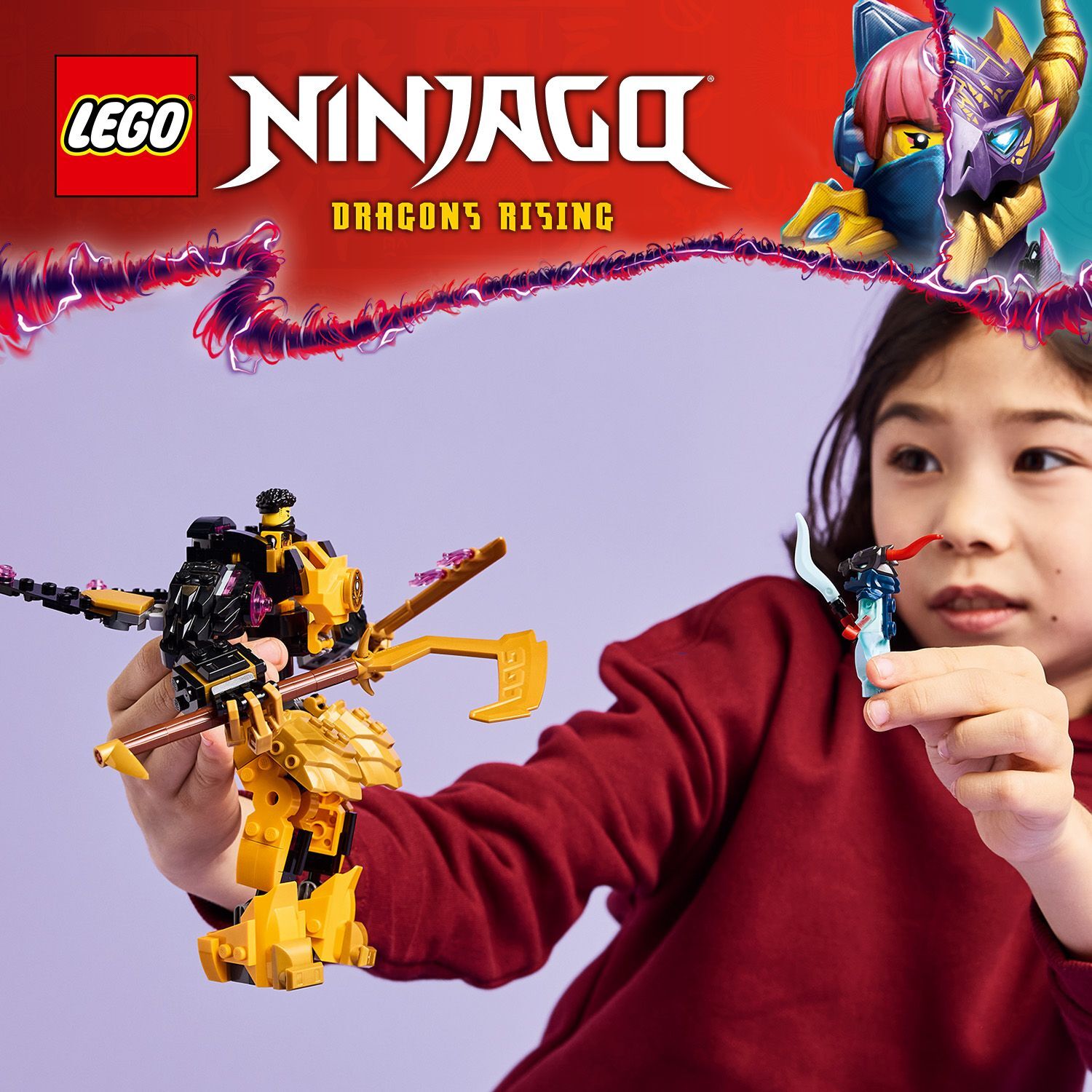 LEGO 71839 NINJAGO Arin's Spinjitzu Battle Mech Building Toy Set
