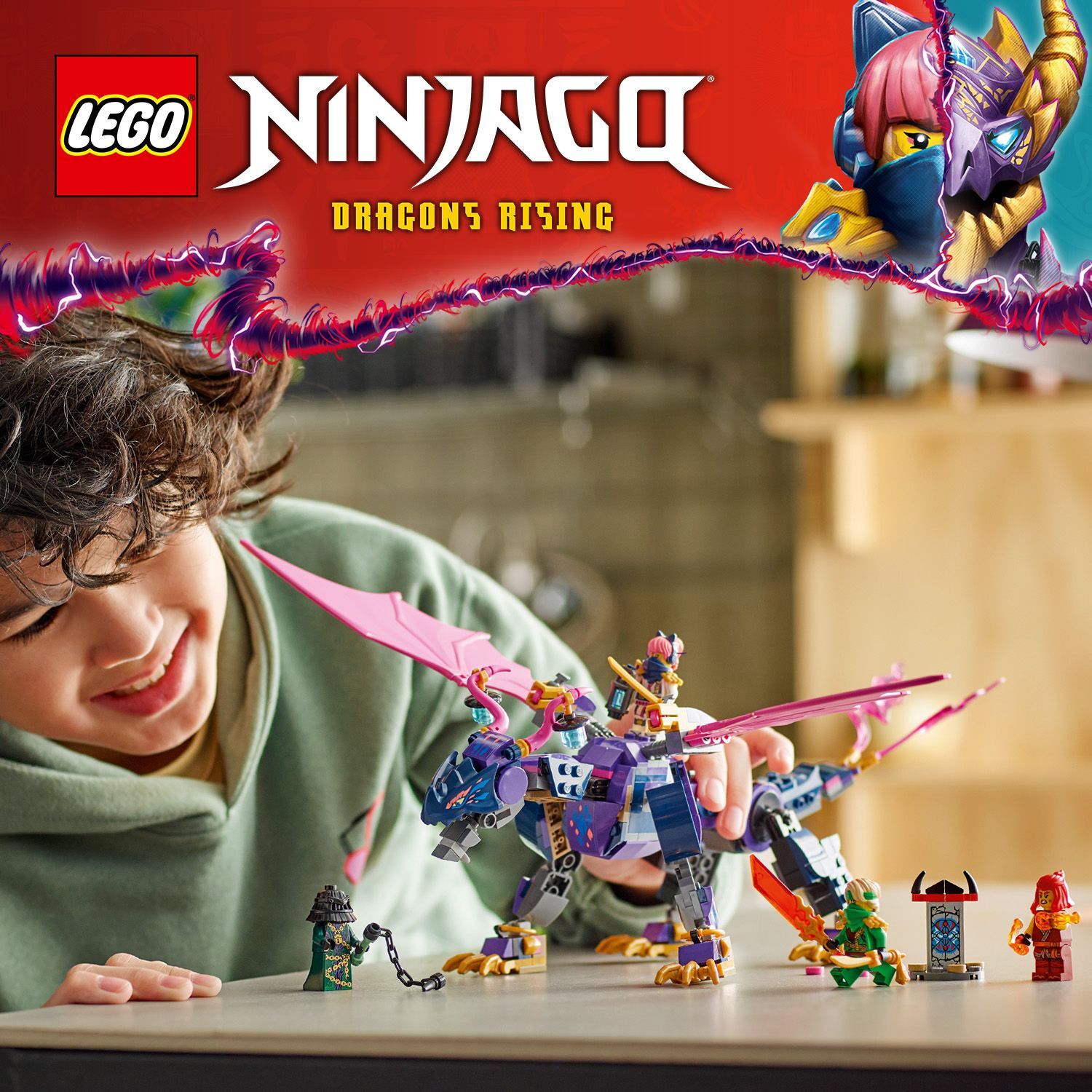 LEGO 71842 NINJAGO Rontu the Master Dragon Building Toy Set