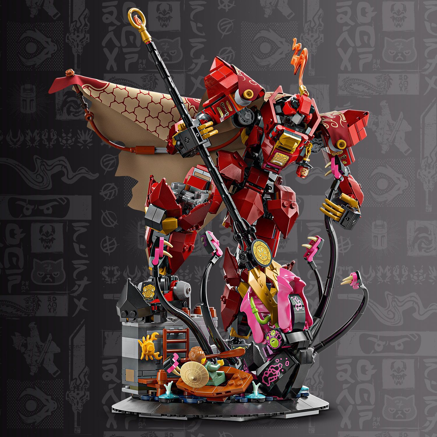 LEGO 71846 NINJAGO The Fire Knight Mech Building Toy Set
