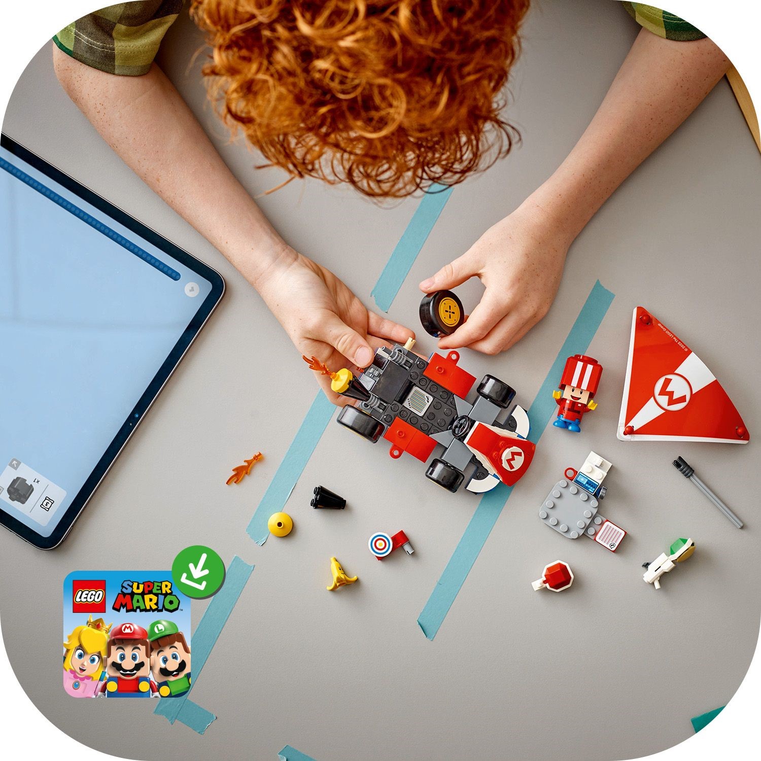 LEGO 72032 Super Mario Kart – Standard Kart Building Toy Set (174 Pieces)