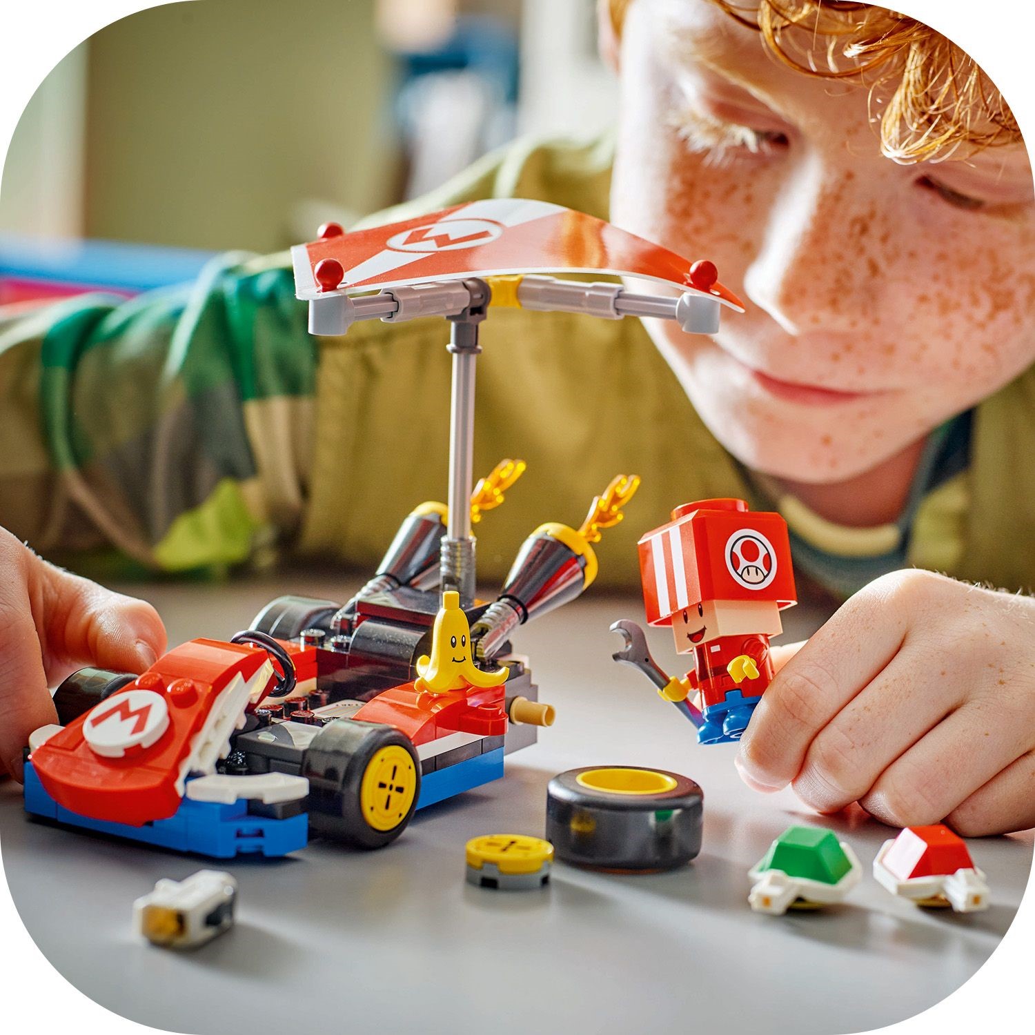 LEGO 72032 Super Mario Kart – Standard Kart Building Toy Set (174 Pieces)