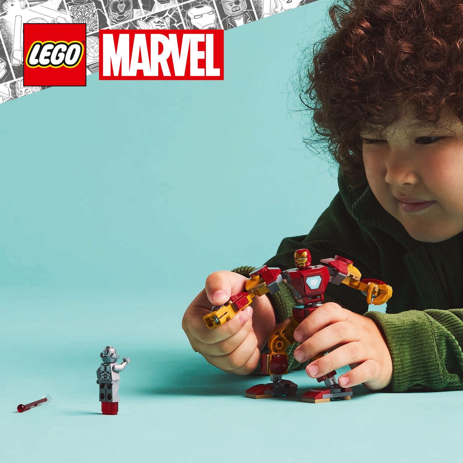 LEGO 76307 Marvel Super Heroes Iron Man Mech vs. Ultron Building Toy ...