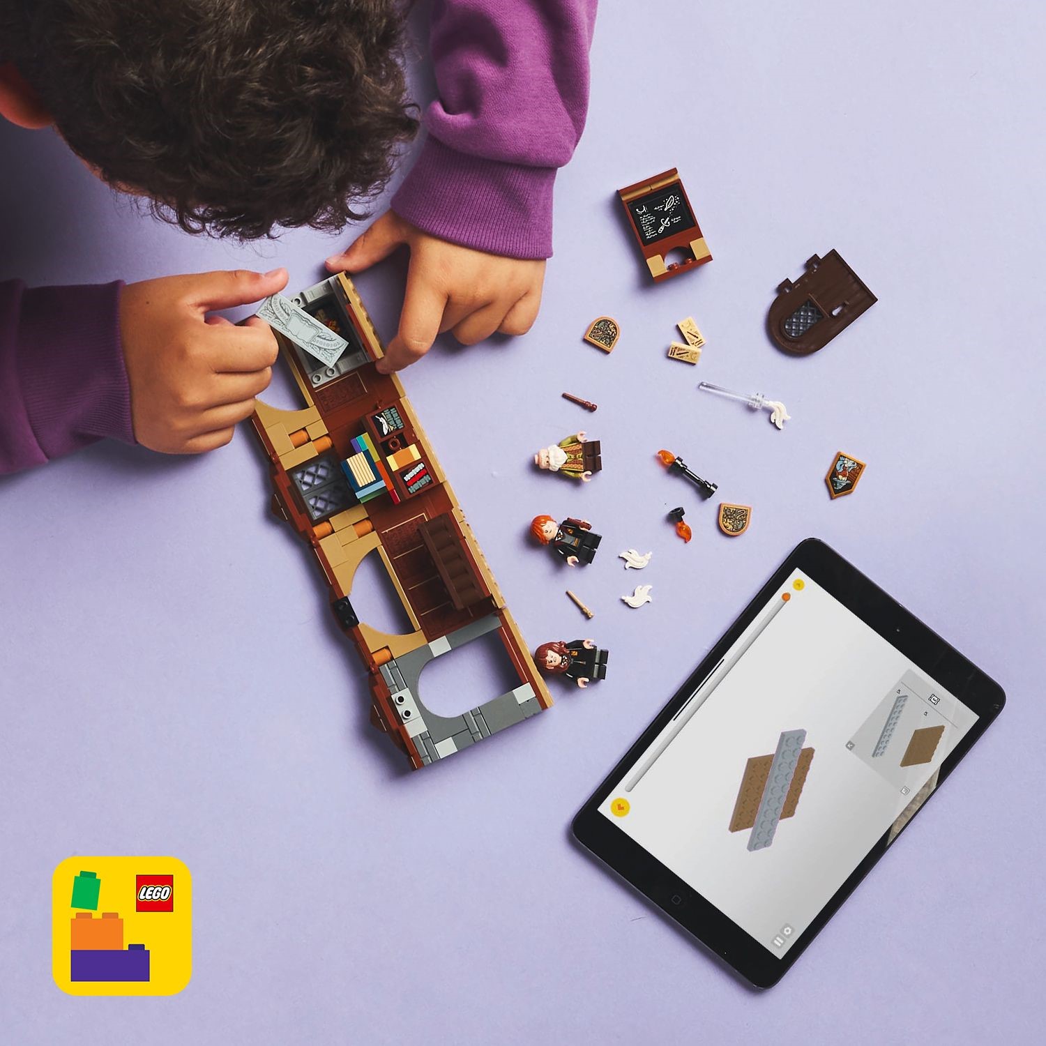 LEGO 76442 Harry Potter Hogwarts Castle: Charms Class Building Toy Set ...