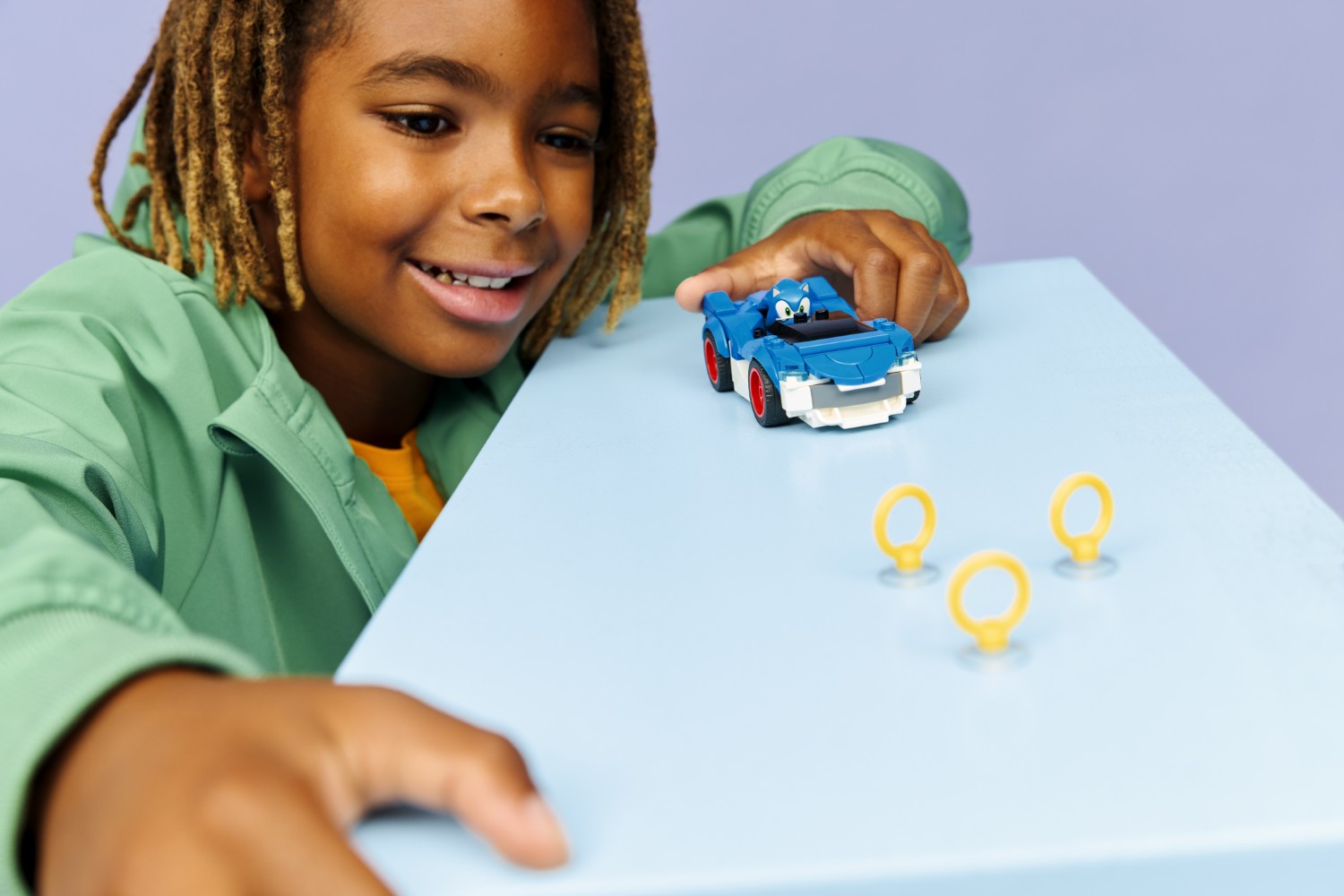 LEGO 77117 Sonic the Hedgehog™ Sonic: Speedster Lightning Race Car ...