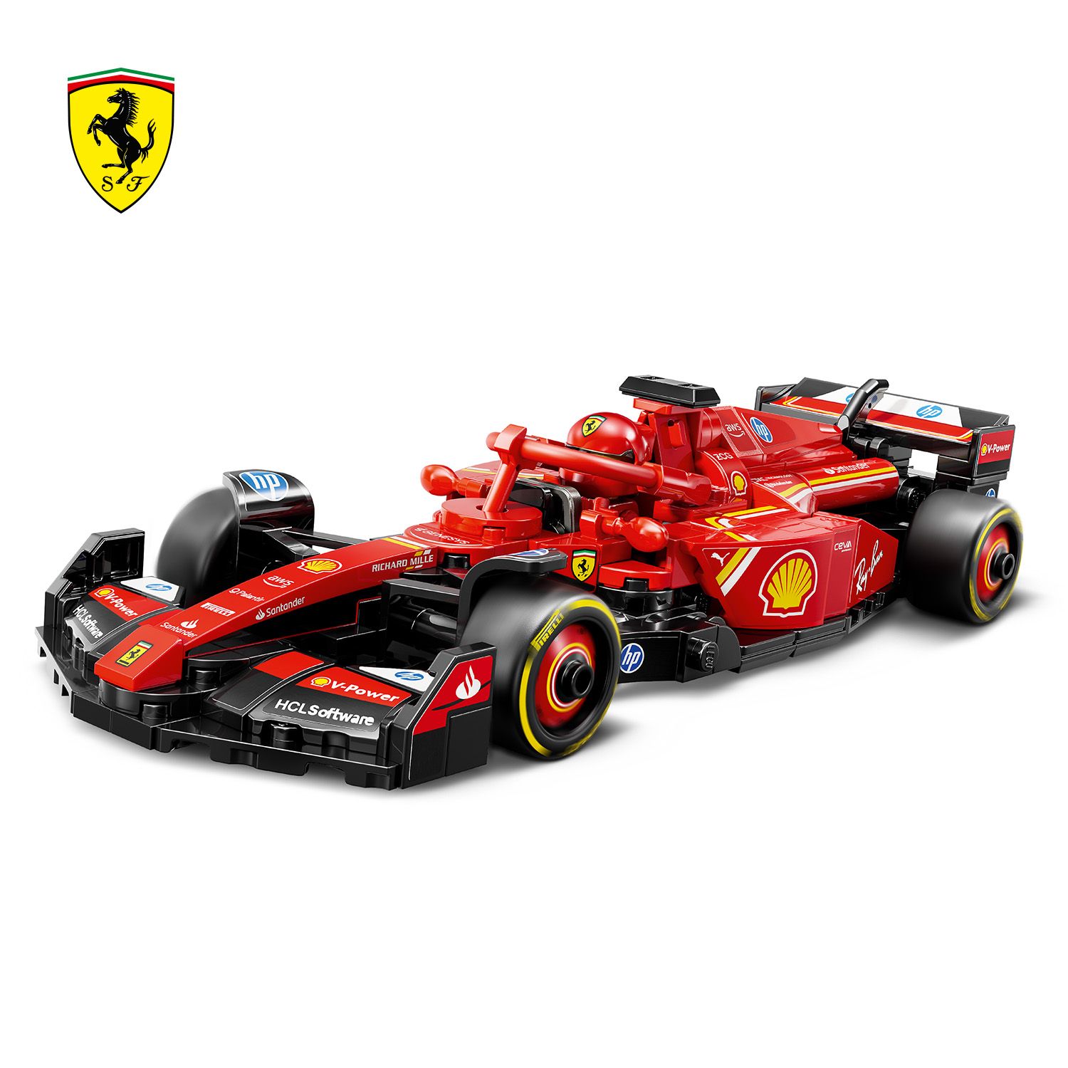 LEGO 77242 Speed Champions Ferrari SF-24 F1 Race Car Building Toy Set ...