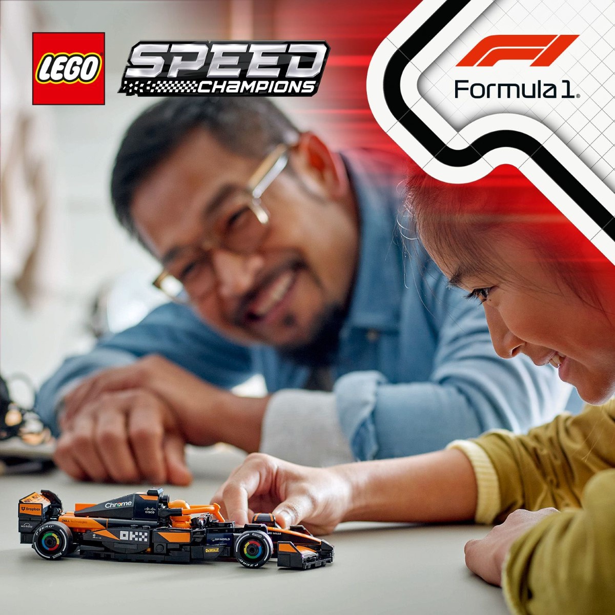 LEGO 77251 Speed Champions McLaren F1 Team MCL38 Race Car Building Toy ...
