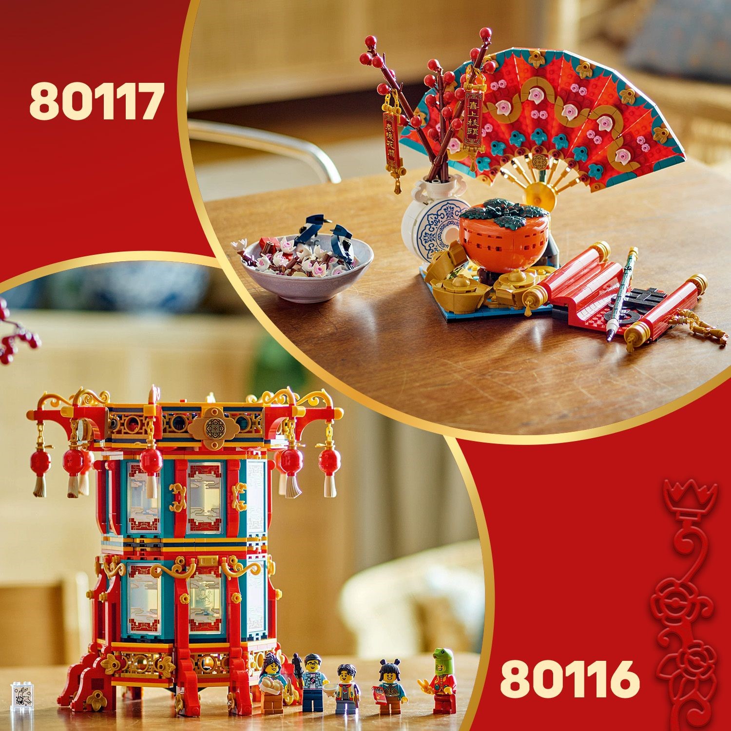 LEGO 80116 Chinese Festivals Trotting Lantern Building Set (1295 Pieces)