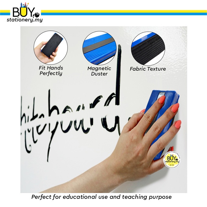 Small Magnetic White Board Duster Eraser DUS-168(C) -(1/Pcs) Whiteboard ...