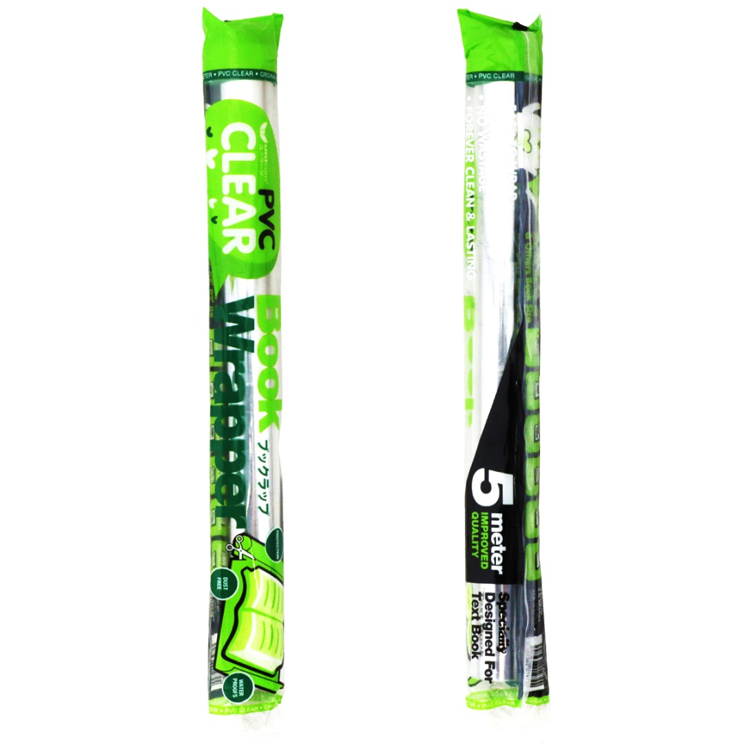 Unicorn PVC Clear Book Wrapper (340x5m/340x10m/450x5m/450x10m) 1 Roll ...