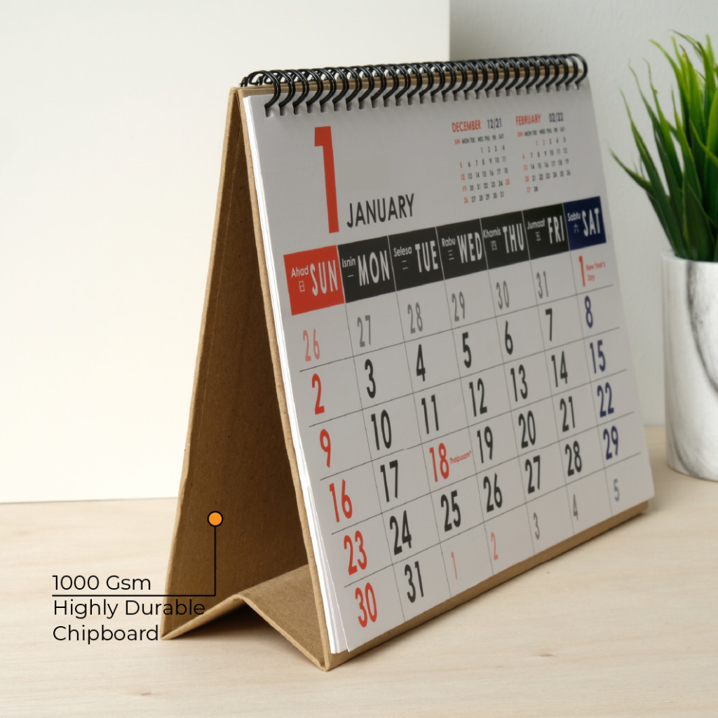 Masterprint Handwriting 2025 Desk Standing/Hanging Calendar Exclusive ...