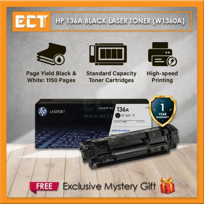 HP 136A Black Laser Toner (W1360A) | ECT Online | Malaysia | Online ...