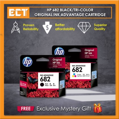 HP 682 Black / Tri-color Original Ink Advantage Cartridge | ECT Online ...