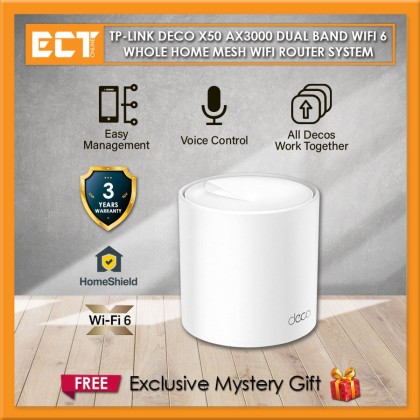 TP-Link Deco X50 AX3000 Dual Band WiFi 6 Whole Home Wireless AX Mesh ...