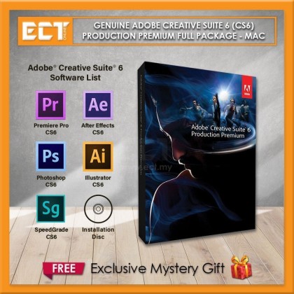 Genuine Adobe Creative Suite 6 (CS6) Production Premium Full Package ...