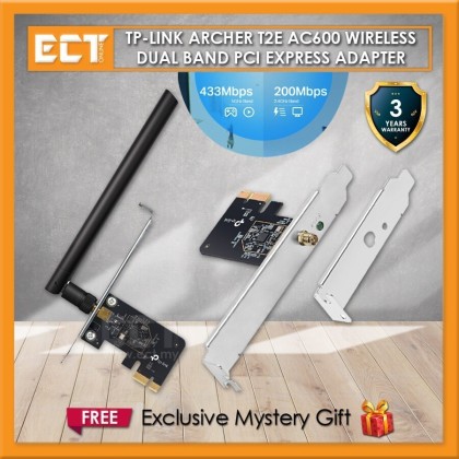 TP-LINK Archer T2E AC600 Wireless Dual Band PCI Express Adapter | ECT ...