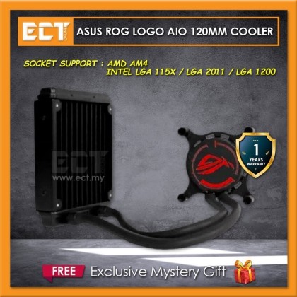 (Bulk Pack) Asus ROG Logo 120MM AIO Cooler | ECT Online | Malaysia ...