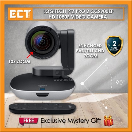 Logitech PTZ Pro 2 CC2900EP HD 1080p Video Camera Webcam with Enhanced ...