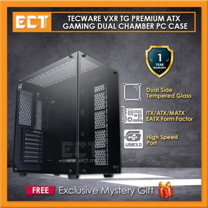 Tecware VXR TG Premium ATX Gaming Dual Chamber Case | ECT Online ...