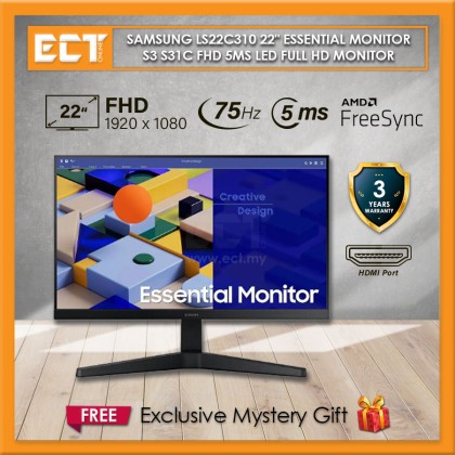 Samsung LS22C310 22" / LS24C310 24" / LS27C310 27" Essential Monitor S3 ...