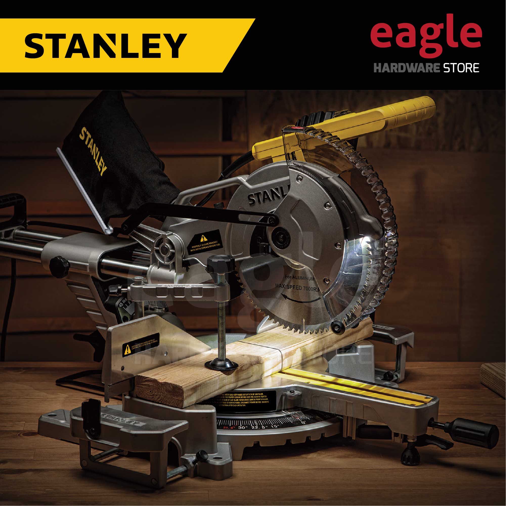 Stanley SM18 B1 1800W 254mm 10 Compound Miter Saw SM18 Eagle Hardware Store