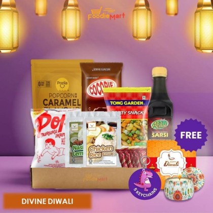 FOODIEMART Deepavali / Diwali Gift Set (Festival of Light, Sparkle, Joy ...
